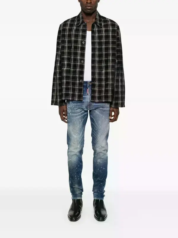 Dsquared2 Ripped Wash Jeans