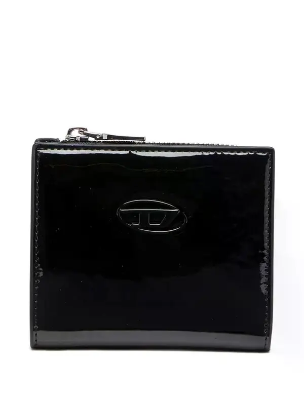 DIESEL® Play Iii Patent Leather Cardholder - Black