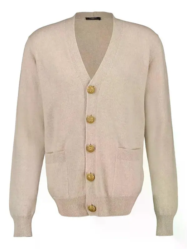 Balmain Button-up Cardigan - Neutrals