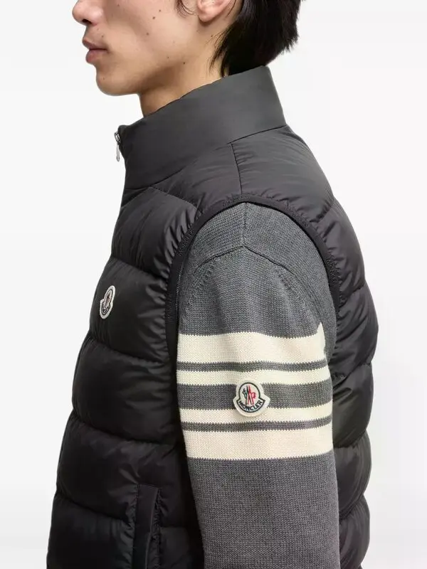Moncler Contrin Down Gilet - Black