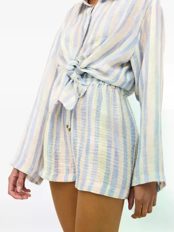 MARIE OLIVER Striped Button-up Shirt