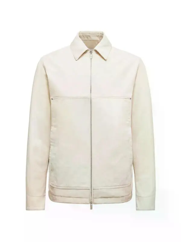 Moncler Zip-up Bomber Jacket - Neutrals