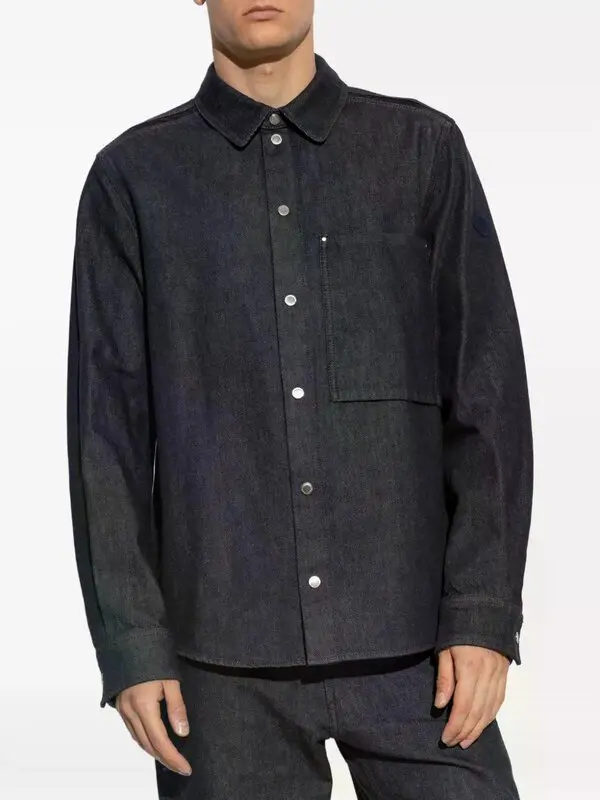 Moncler Denim Long-sleeved Shirt