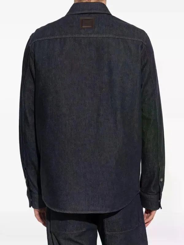 Moncler Denim Long-sleeved Shirt
