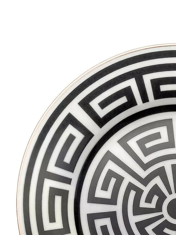 GINORI 1735 Labirinto Flat Dessert Plate - Black