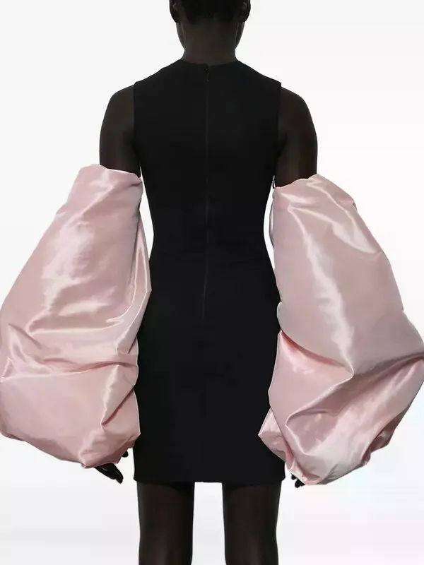 Coperni Taffeta Sleeved Dress