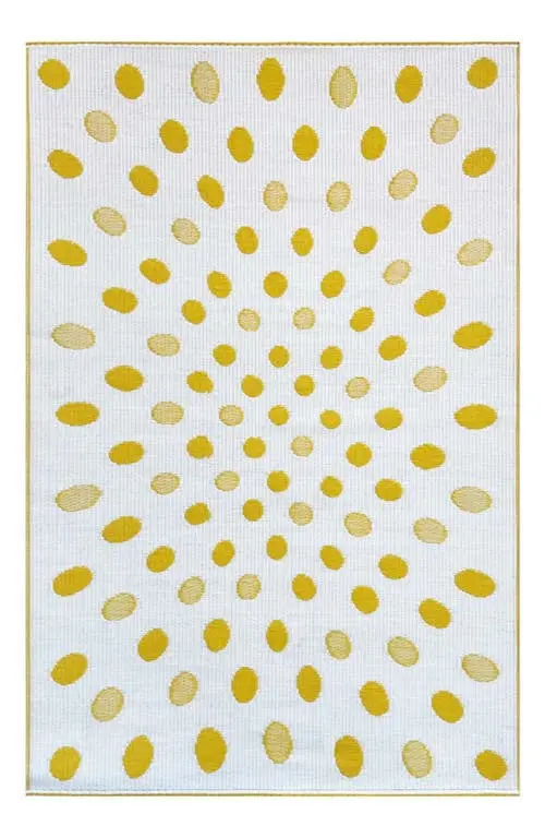 MAD MATS Dots Yellow & White