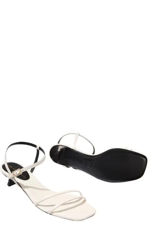 MARGAUX LONNBERG The Dylan Sandal - Ivory Nappa