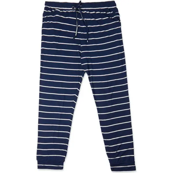 EVERLY GREY Oliver Pajama Pants - Navy Stripe
