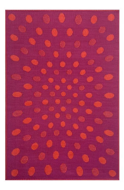 MAD MATS Dots Orange & Red