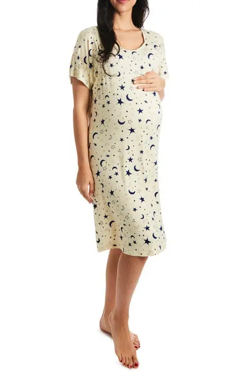 EVERLY GREY Rosa Maternity/nursing Hospital Gown - Twinkle