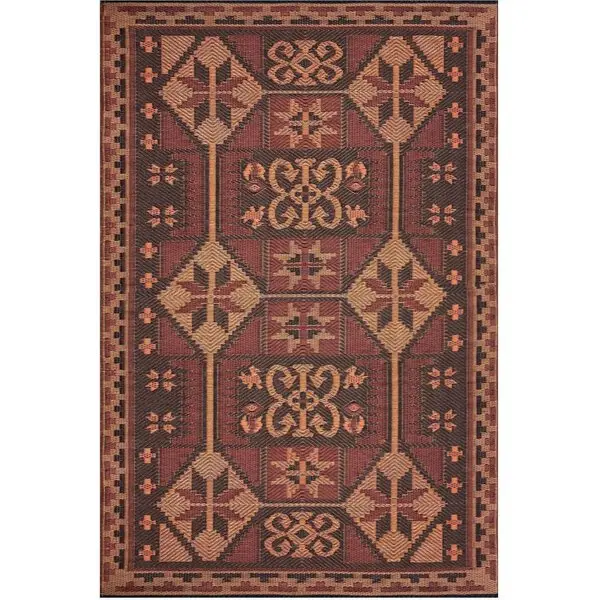 MAD MATS Ankara Cream & Brown
