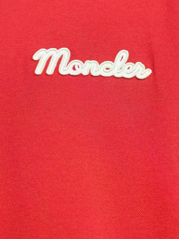 Moncler Embroidered-logo Polo Shirt
