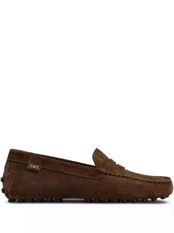 TOD'S Suede Loafers - Brown