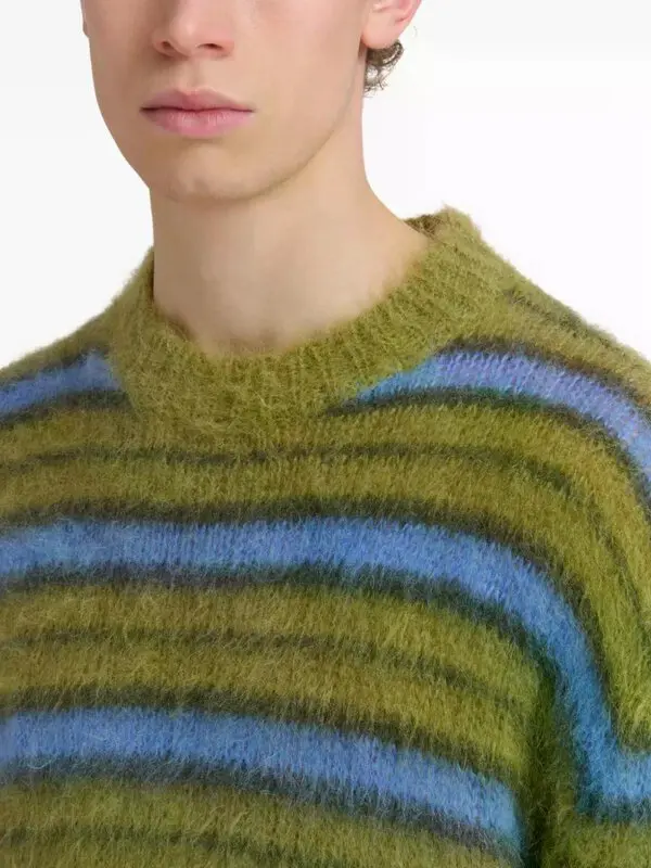 Marni Striped Sweater - Green