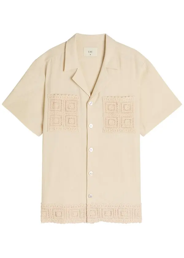 CHE Inigo Crot Cotton-blend Shirt - Ivory