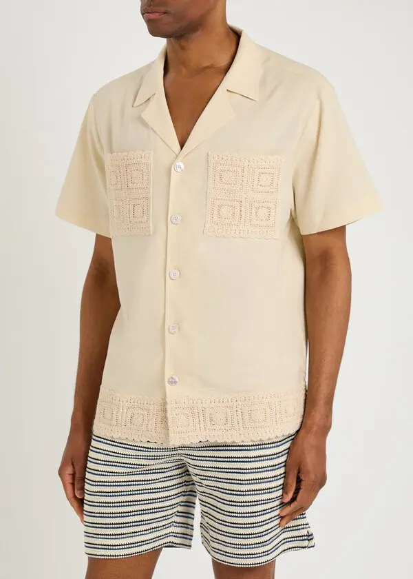 CHE Inigo Crot Cotton-blend Shirt - Ivory