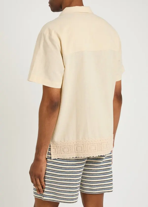 CHE Inigo Crot Cotton-blend Shirt - Ivory