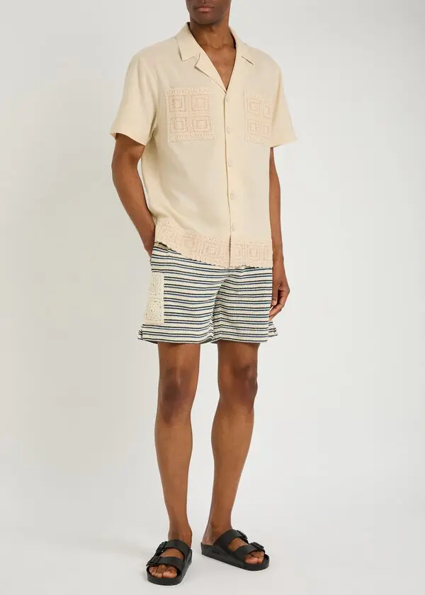 CHE Inigo Crot Cotton-blend Shirt - Ivory