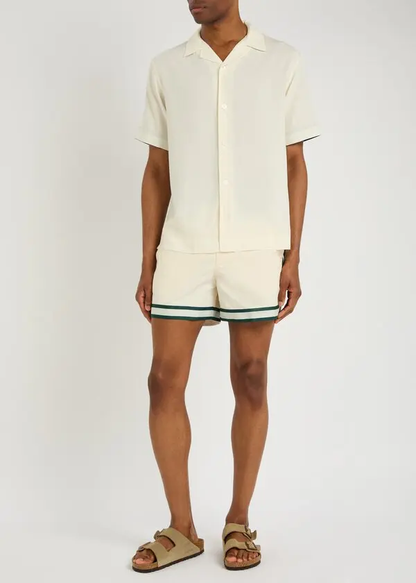 CHE Baller Nylon Swim Shorts - Ivory