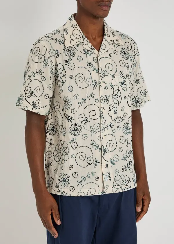 Universal Works Embroidered Cotton Shirt