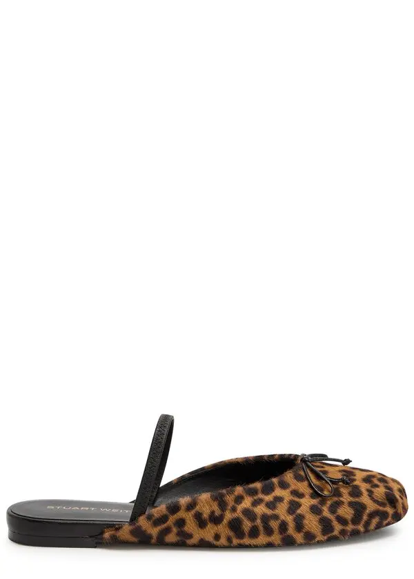 STUART WEITZMAN Prima Print Ballet Mules