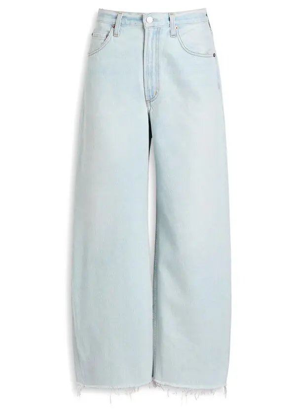 AGOLDE Low Curve Barrel-leg Jeans - Blue