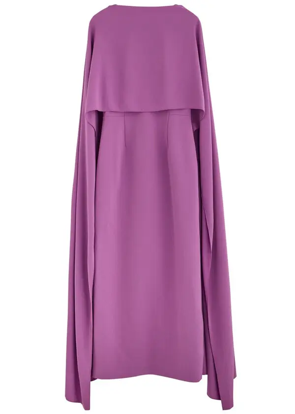 ROKSANDA Elina Cape-effect Crepe Gown