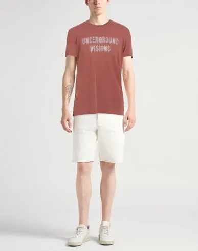 John Varvatos T-shirt Rust Size Cotton