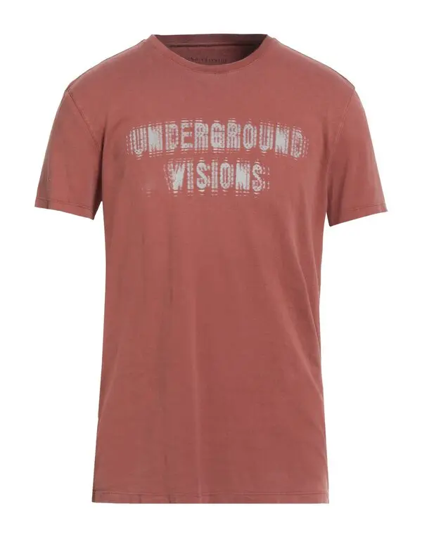 John Varvatos T-shirt Rust Size Cotton