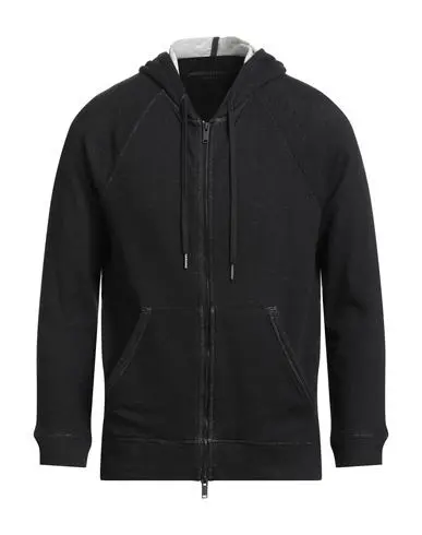 John Varvatos Cotton-elastane Blend Fleece Sweatshirt - Black