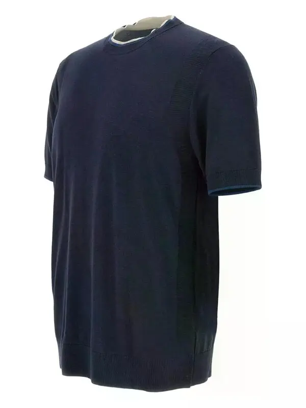 PAOLO PECORA Silk-blend T-shirt