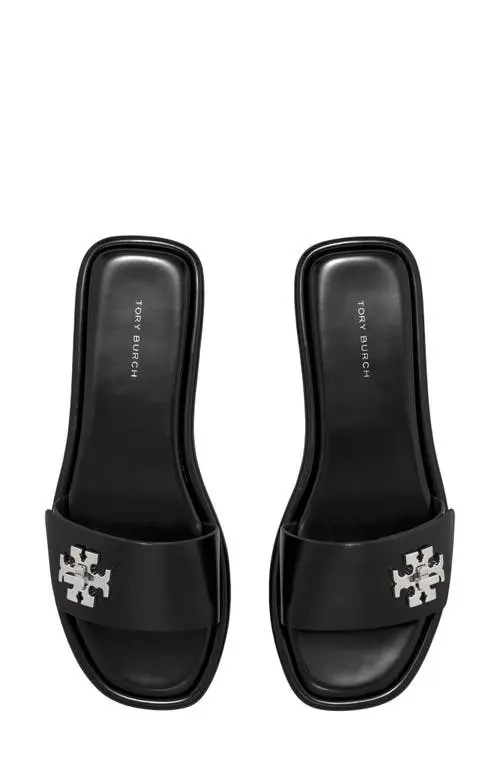 Tory Burch T Lock Slide Sandal - Perfect Black