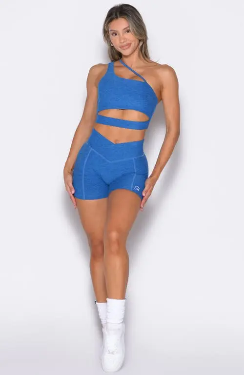 BOMBSHELL SPORTSWEAR High Waisted Scrunch Butt Shorts - Royal