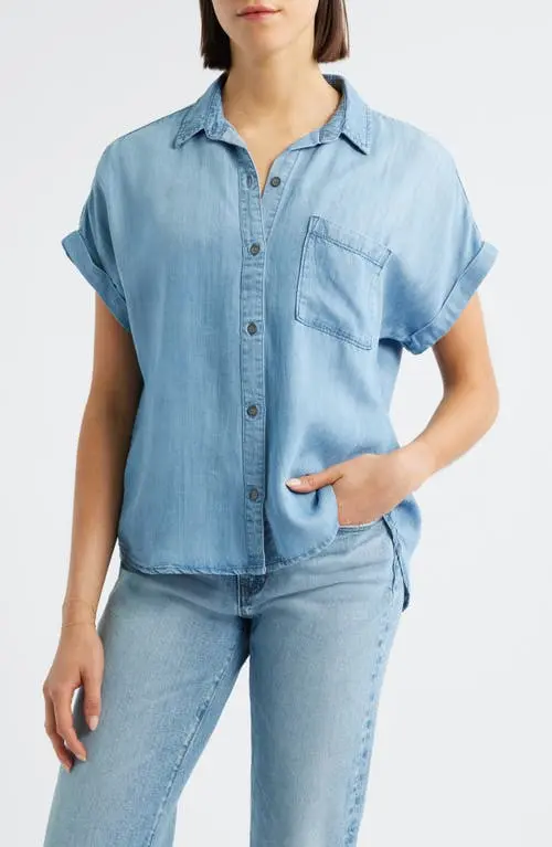 CLOTH & STONE Cuffed Dolman Sleeve Shirt