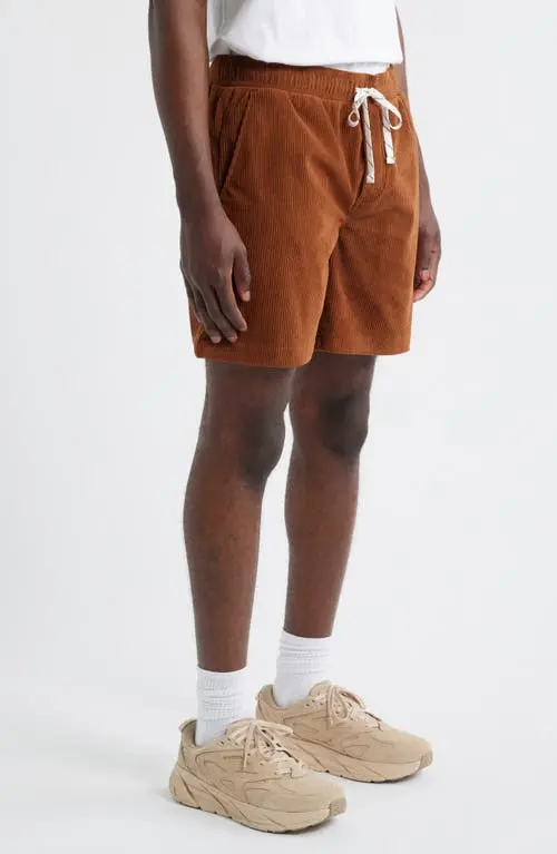 THREADS 4 THOUGHT Drawstring Corduroy Shorts - Pecan