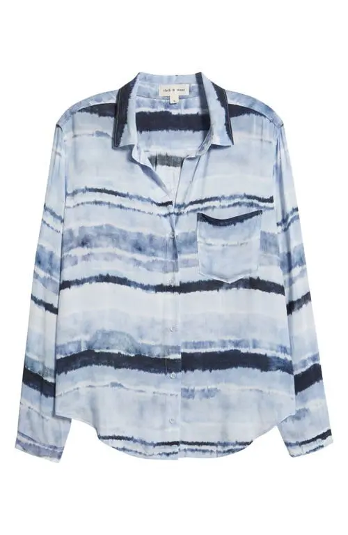 CLOTH & STONE Striped Button-up Shirt