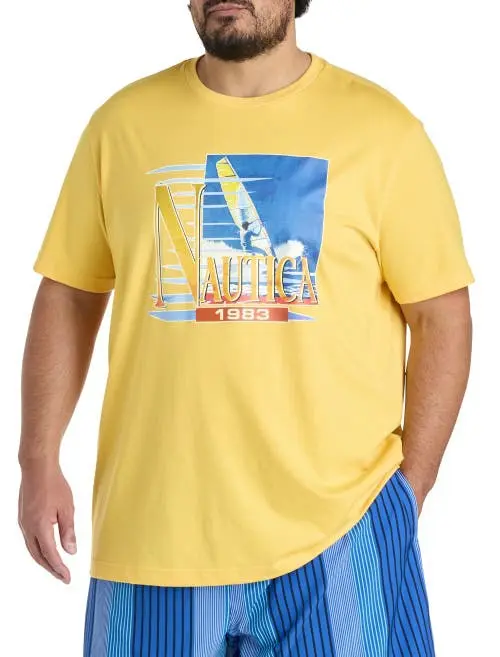 NAUTICA Big & Tall Windsurfing Graphic Tee