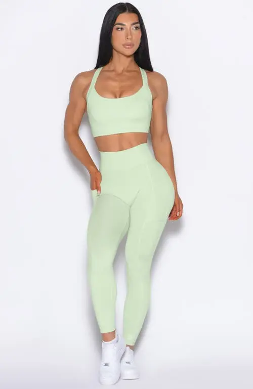 BOMBSHELL SPORTSWEAR High Impact Bra - Cool Matcha