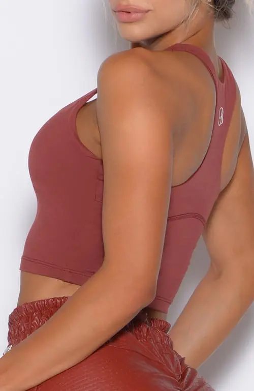 BOMBSHELL SPORTSWEAR Sugar Tank Bra - Brick Red