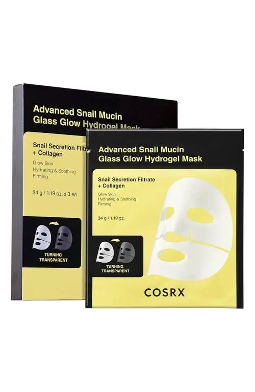 COSRX Advanced Snail Mucin Glass Glow Hydrogel Mask - No Color