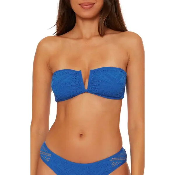 BECCA® By Rebecca Virtue Color Play Bandeau Bikini Top - Ocean