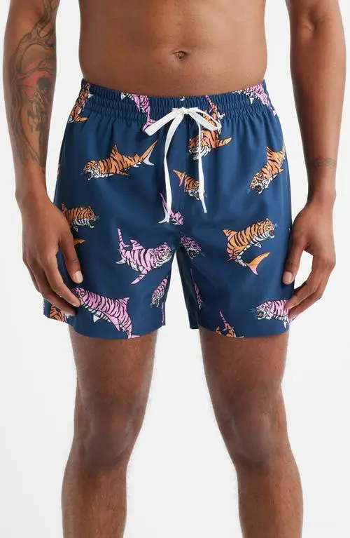 CHUBBIES Classic Lined 5.5-inch Swim Trunks - Navy