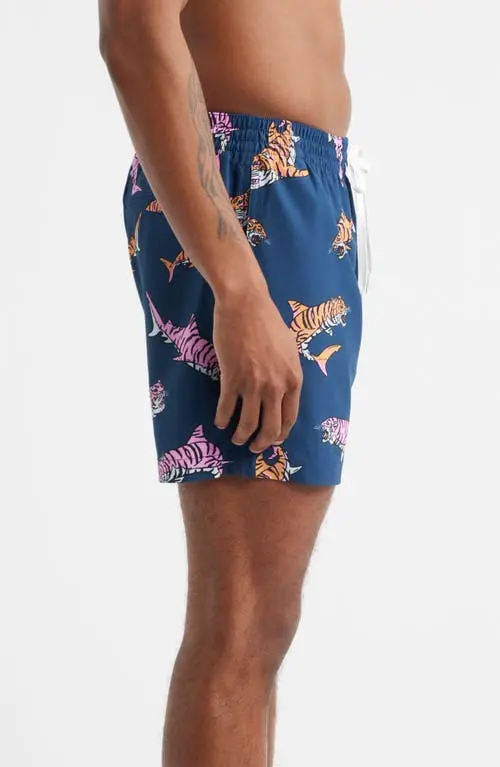 CHUBBIES Classic Lined 5.5-inch Swim Trunks - Navy