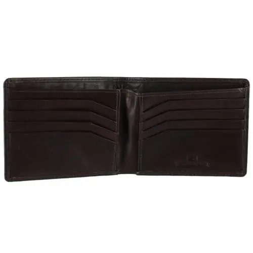 Trafalgar Lazzaro Lattice Weave Leather Bi-fold Wallet