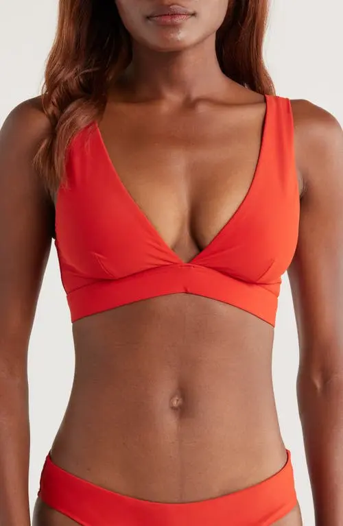 Bondi Born Iya Bikini Top - Rosso