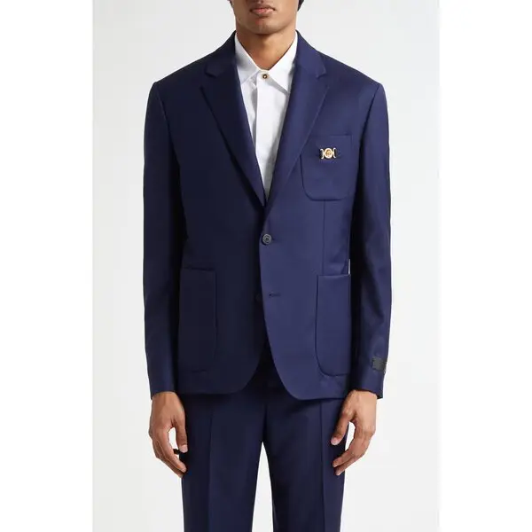Versace Medusa Biggie Wool Sport Coat