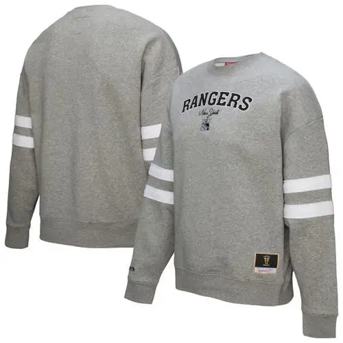Mitchell & Ness New York Rangers Logo Lightweight Pullover Sweatshirt