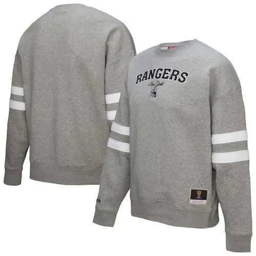 Mitchell & Ness New York Rangers Logo Lightweight Pullover Sweatshirt