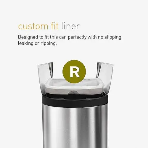 SIMPLEHUMAN Code R Custom Fit Liners With Quick Dispense Packs - 100 Liners